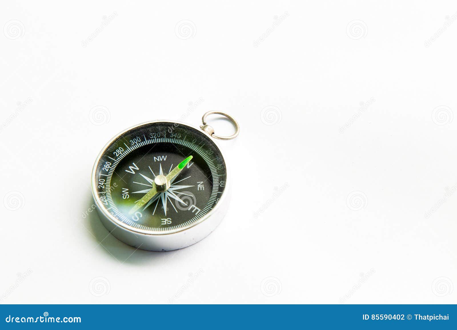 Compass Isolated on White Background Stock Photo - Image of forward ...