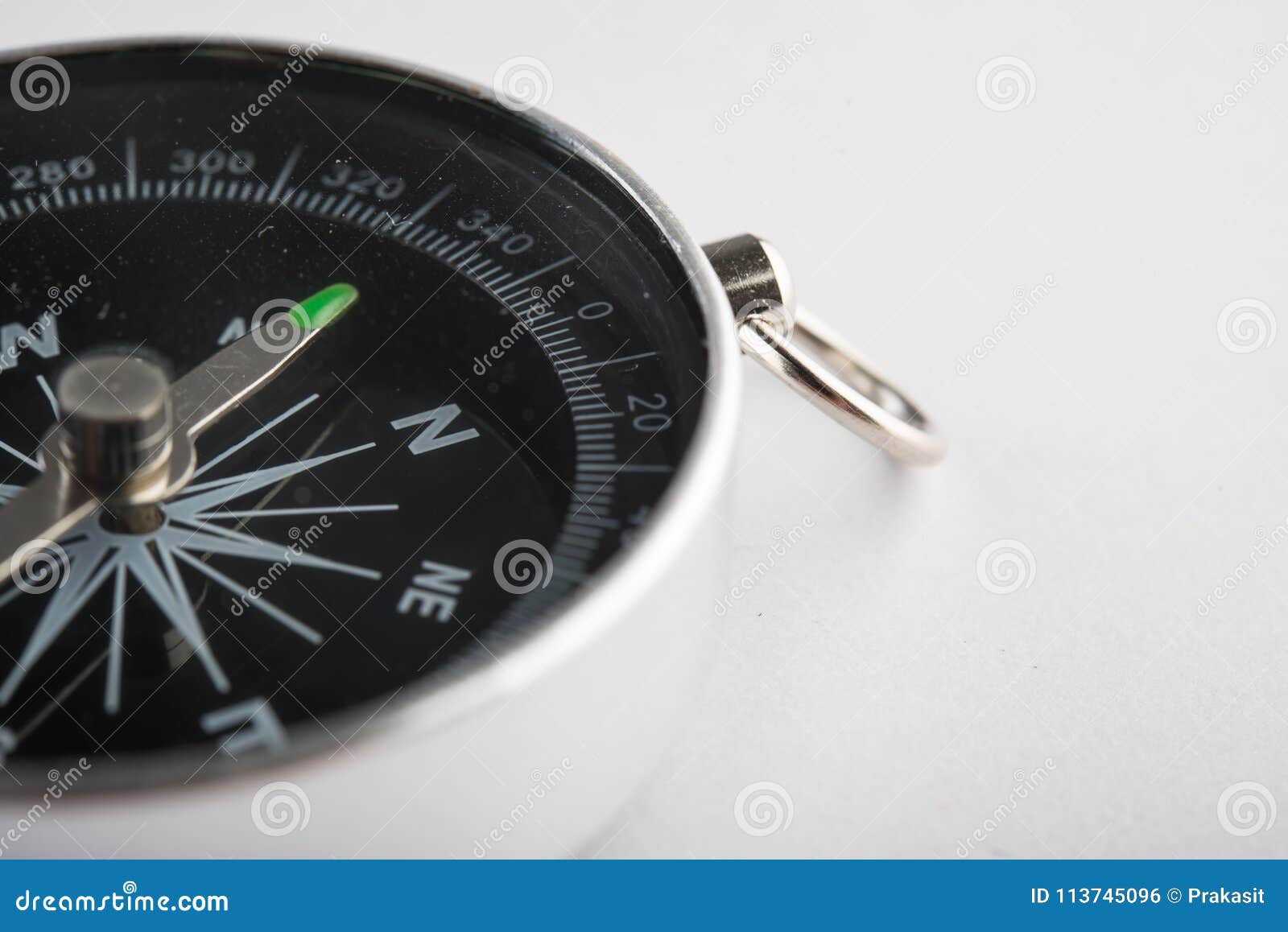 Compass Isolated on White Background Stock Photo - Image of modern ...