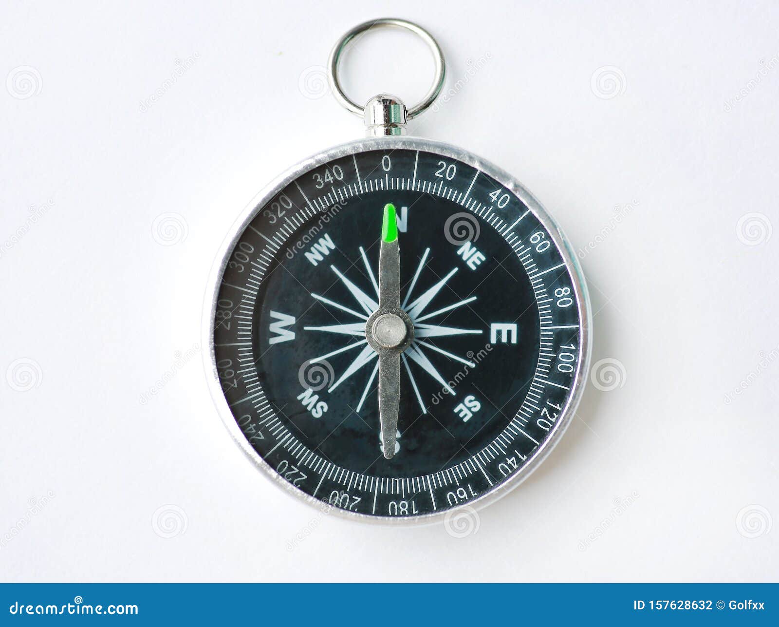 Compass Isolated on a White Background Stock Photo - Image of east ...