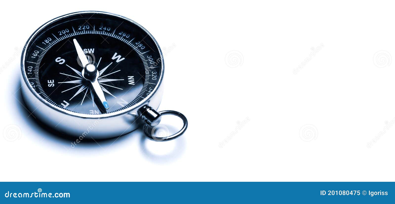 Compass isolated on white stock image. Image of metal - 201080475