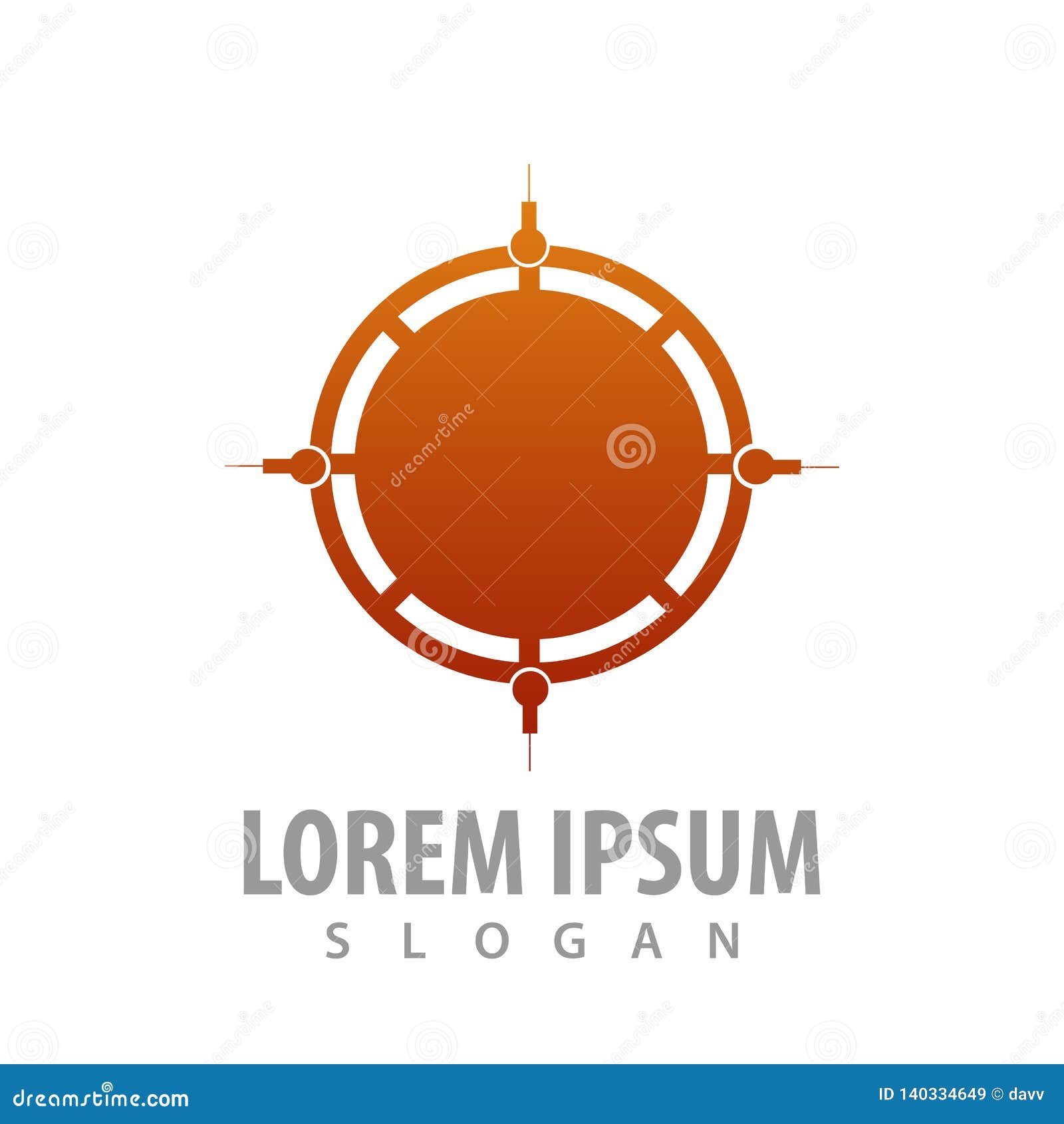 Compass Logo Concept Design. Symbol Graphic Template Element Vector ...