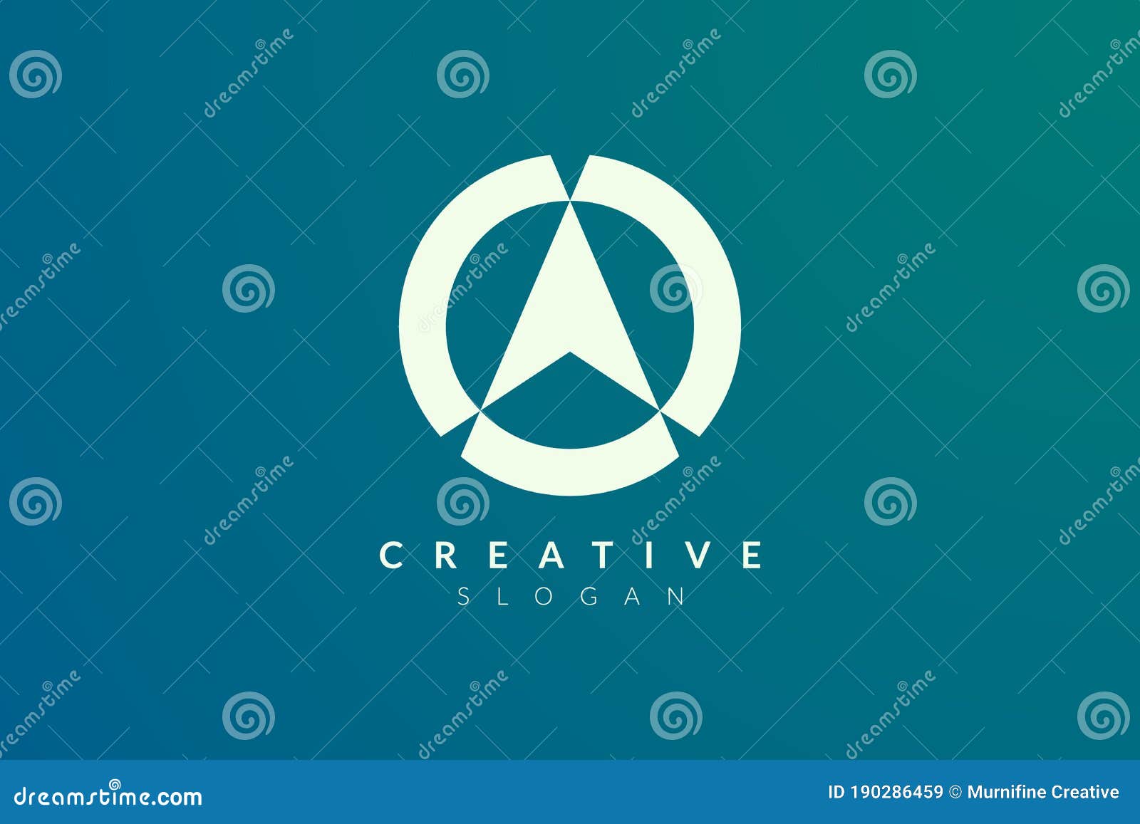 Compass. the Logo Design is a Blend of Circles Stock Vector ...