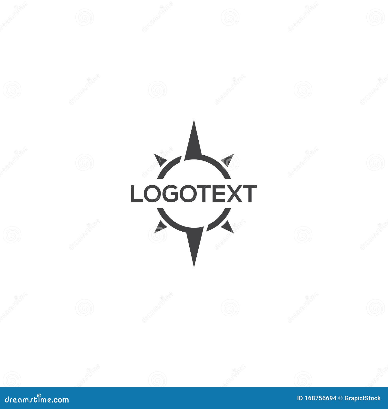 Compass Logo Design Concept. Compass Logo Idea Stock Vector ...