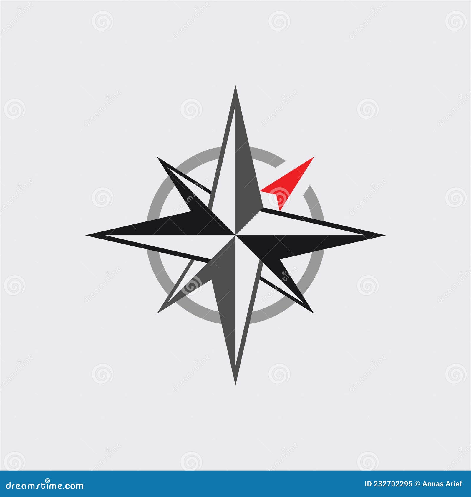 Compass Logo Direction Vector Symbol Navigation Sign Travel Stock ...