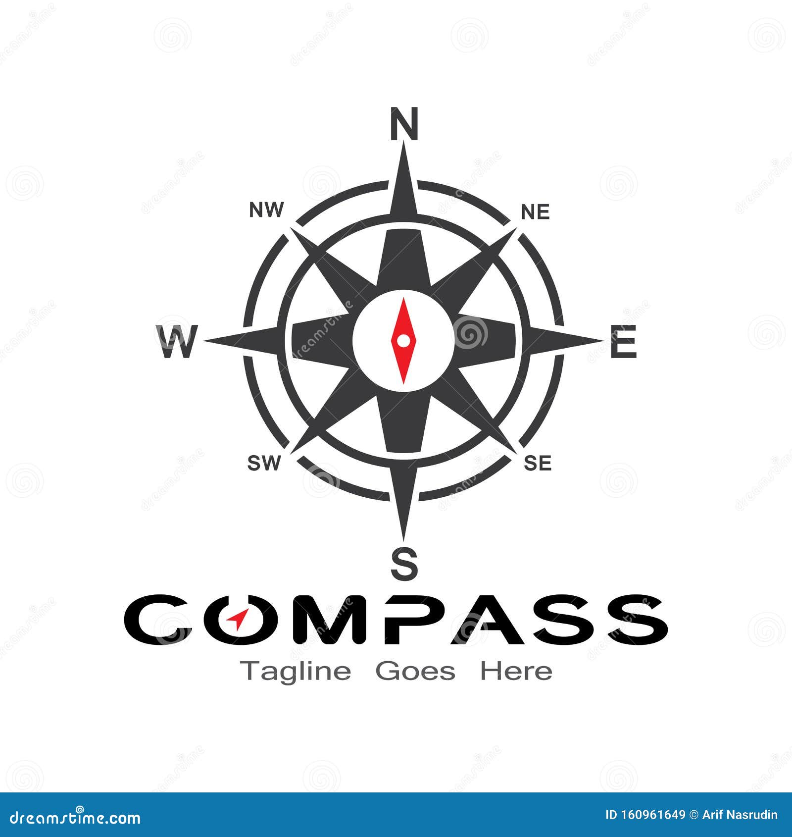 Compass Logo, Icon and Symbol. Ilustration Design Stock Vector ...