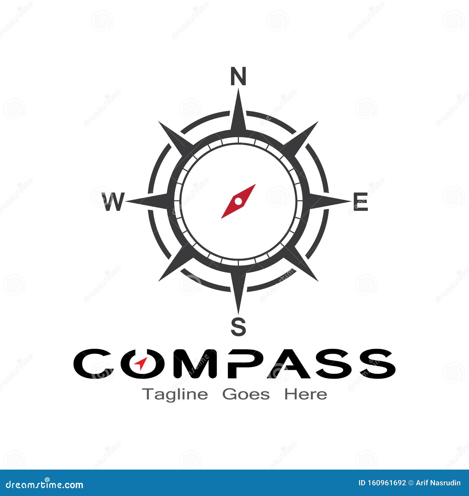 Compass Logo, Icon and Symbol. Ilustration Design Stock Vector ...