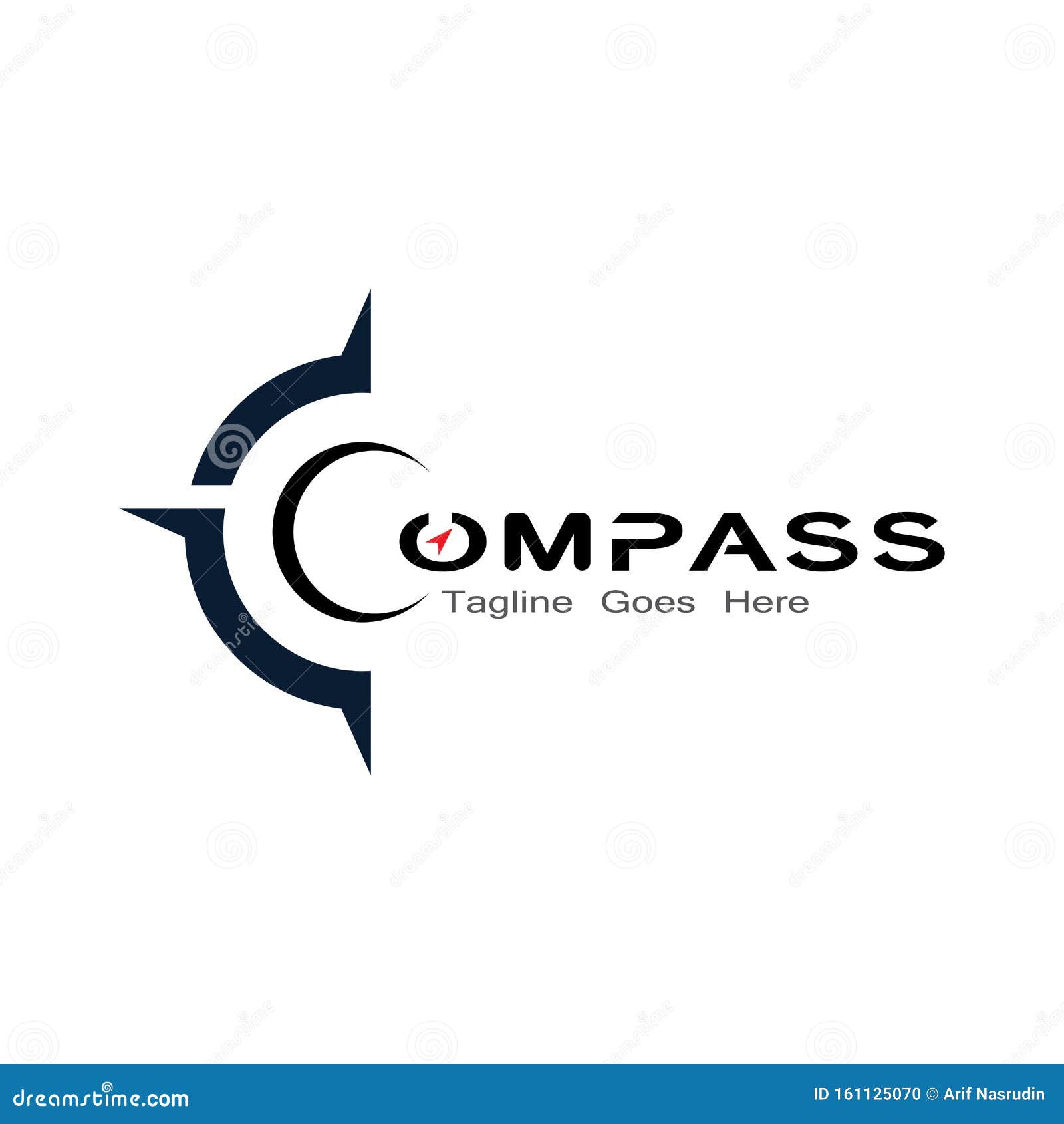 Compass Logo, Icon and Symbol. Ilustration Design Stock Illustration ...