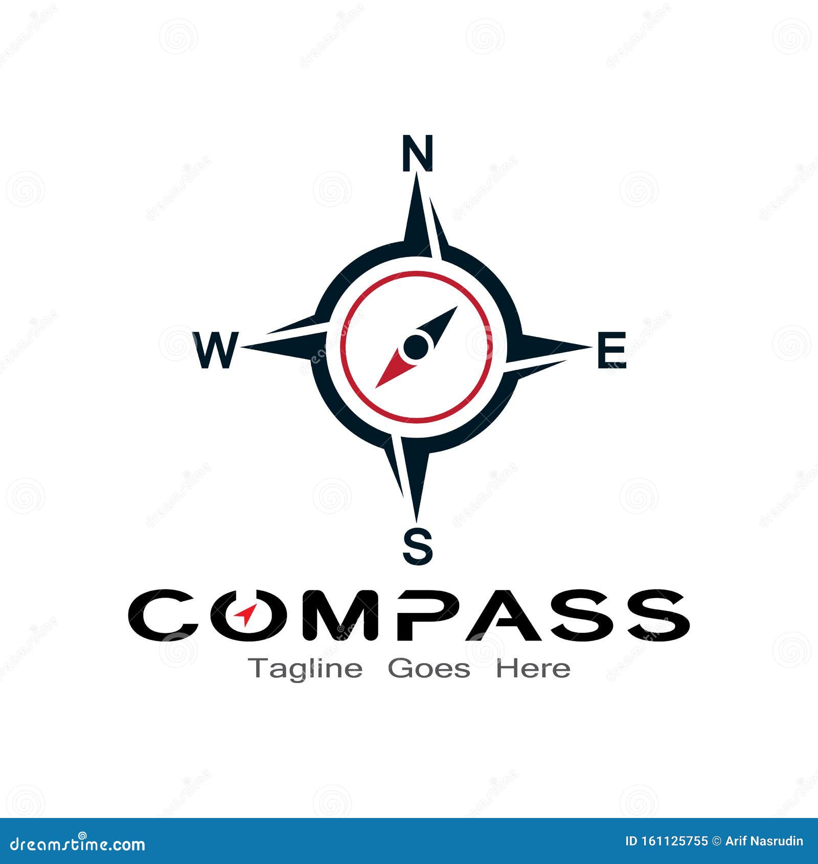 Compass Logo, Icon and Symbol. Ilustration Design Stock Illustration ...