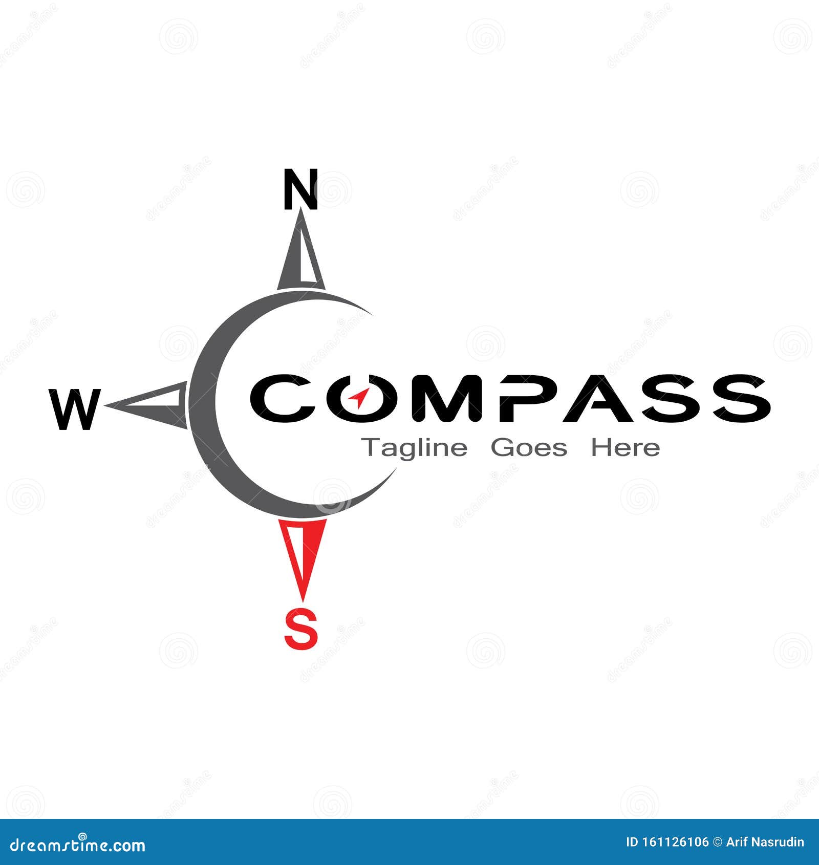 Compass Logo, Icon and Symbol. Ilustration Design Stock Illustration ...