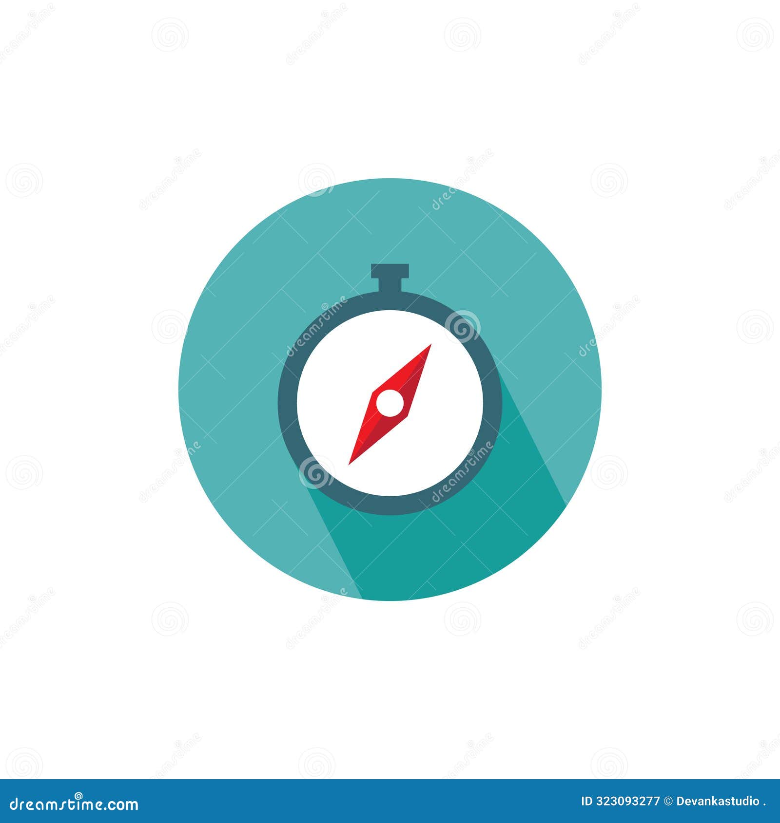 Compass Logo icon stock vector. Illustration of east - 323093277