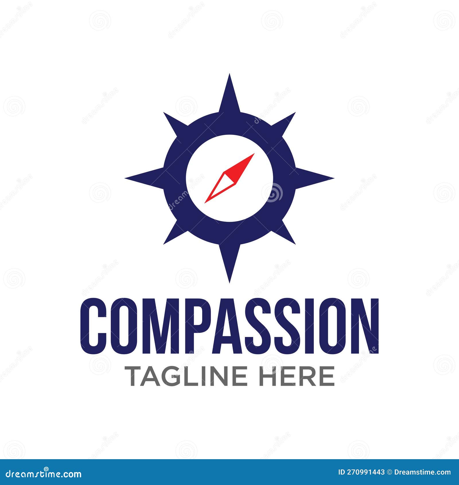 Modern Compass Logo Icon Vector Template Stock Vector - Illustration of ...