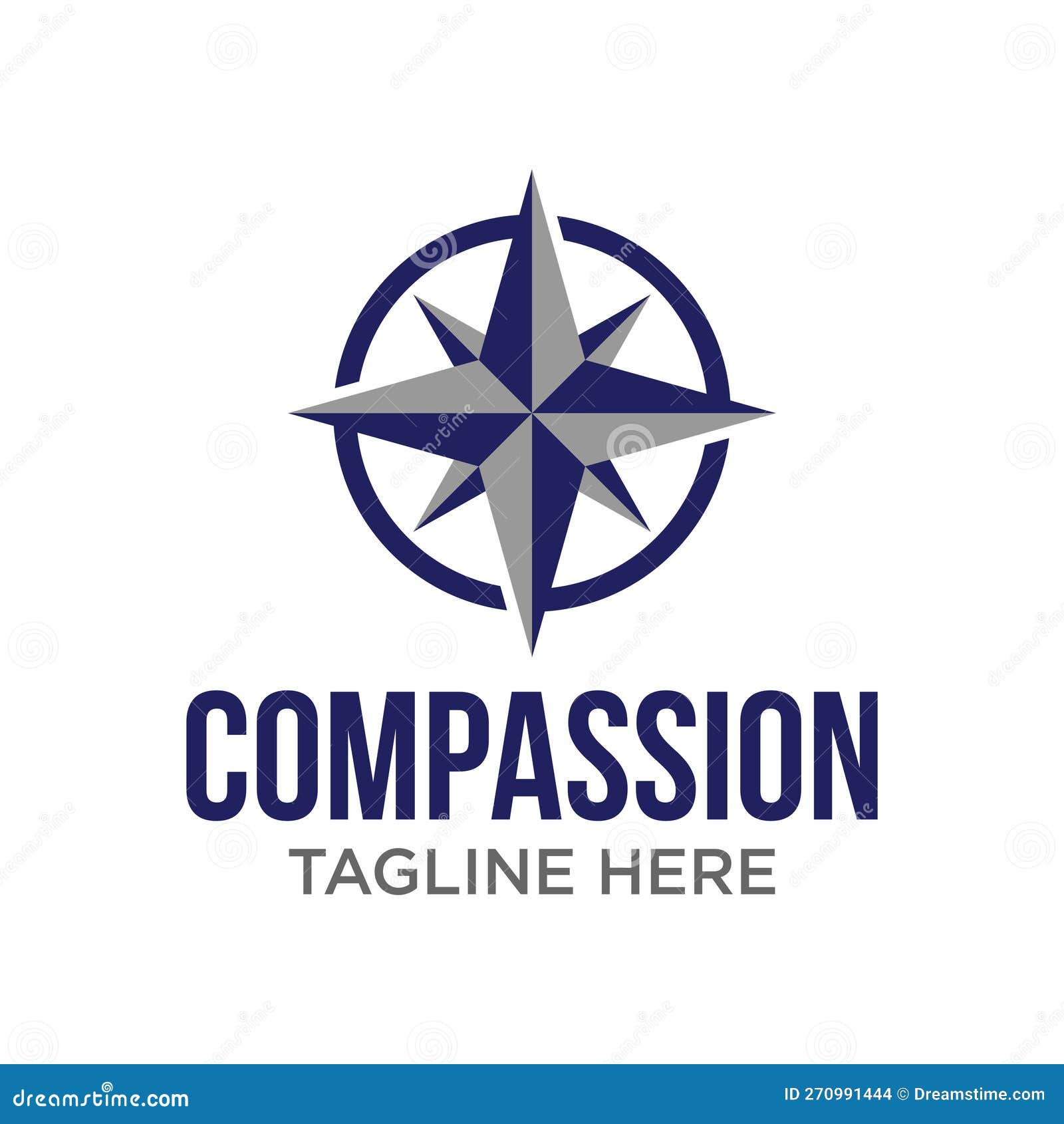 Modern Compass Logo Icon Vector Template Stock Vector - Illustration of ...