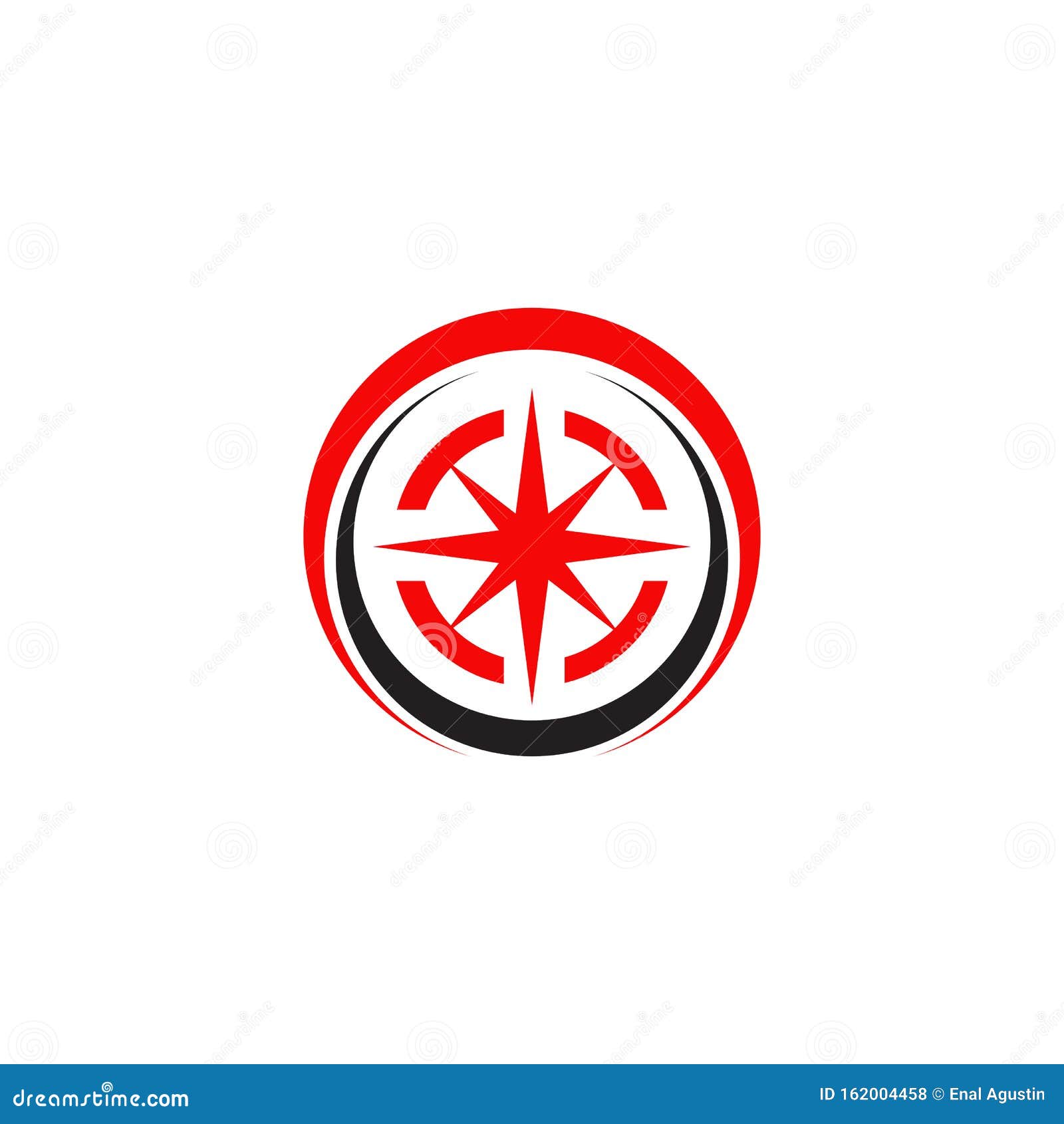 Compass Logo Inspiration Design Vector Template Stock Vector ...