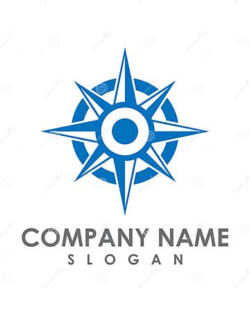 Compass Logo , Map Logo Vector Stock Illustration - Illustration of ...