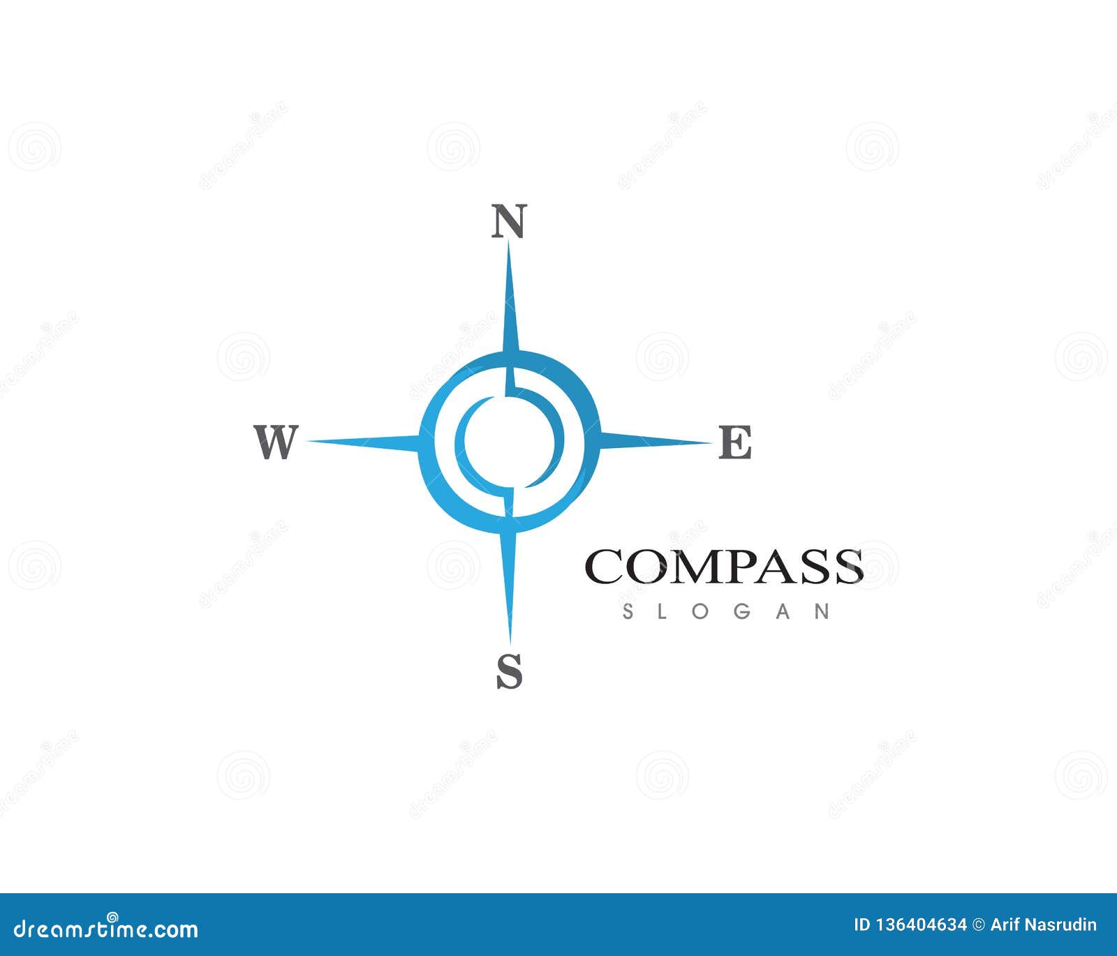 Compass Logo Sign Template Vector Icon Illustration Design Stock ...