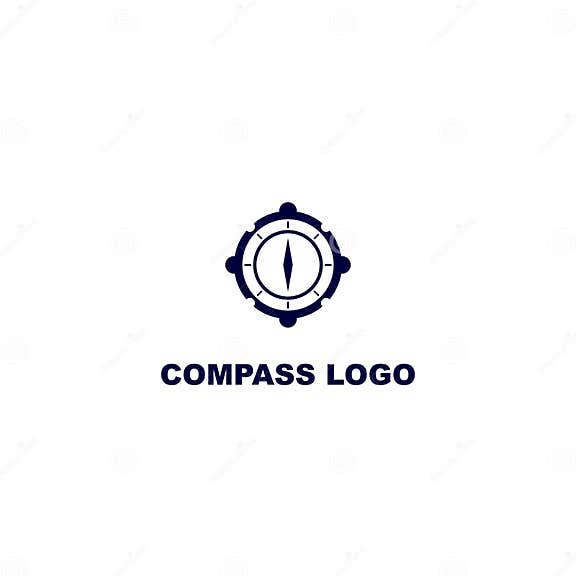 Compass Logo, Simple Modern and Unique Compass Shape. Stock Vector ...