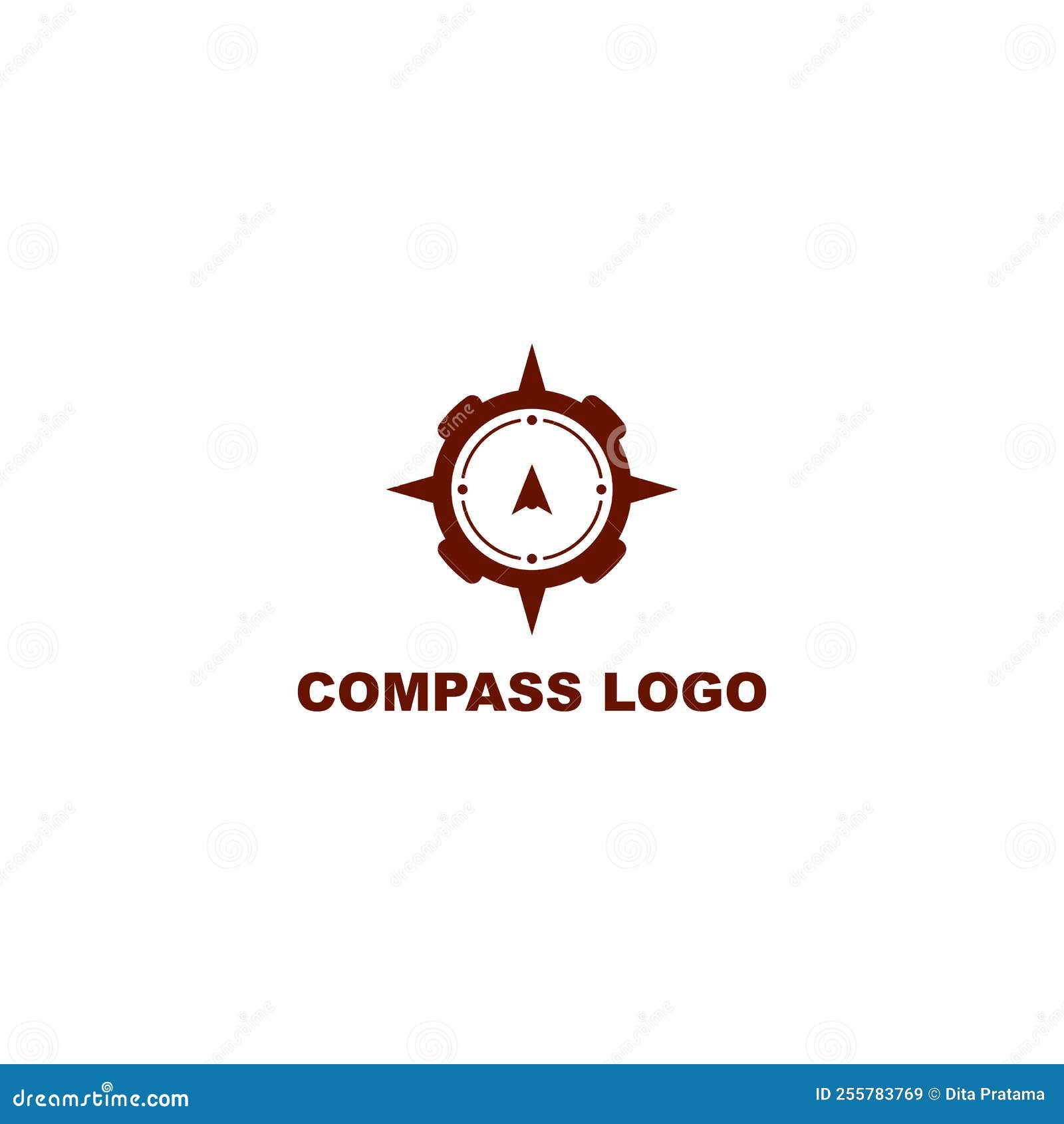 Compass Logo, Simple Modern and Unique Compass Shape. Stock Vector ...