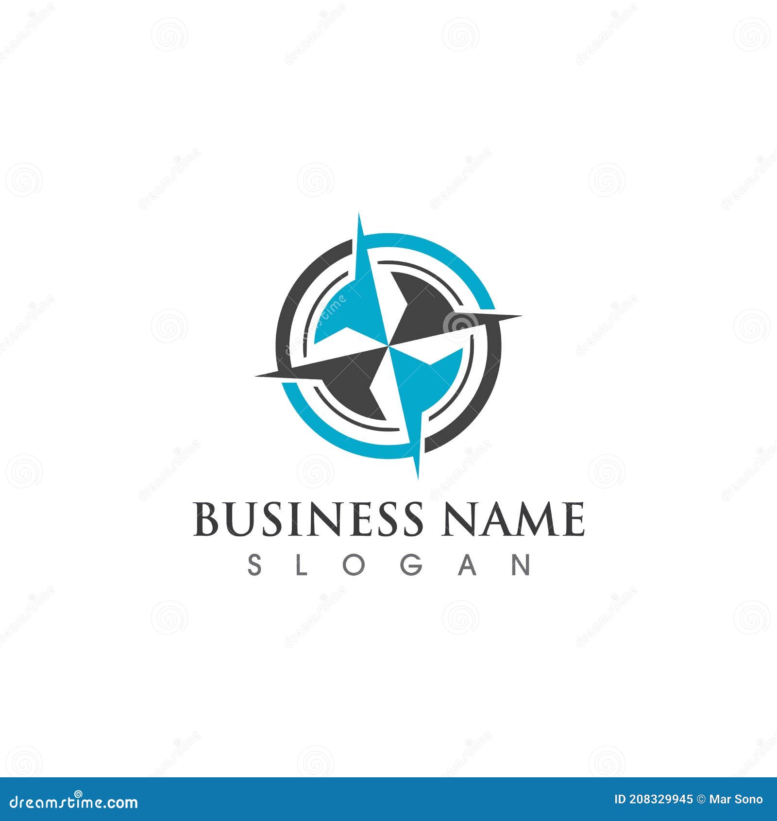 Compass Logo and Symbol Gps Vector Stock Vector - Illustration of ...