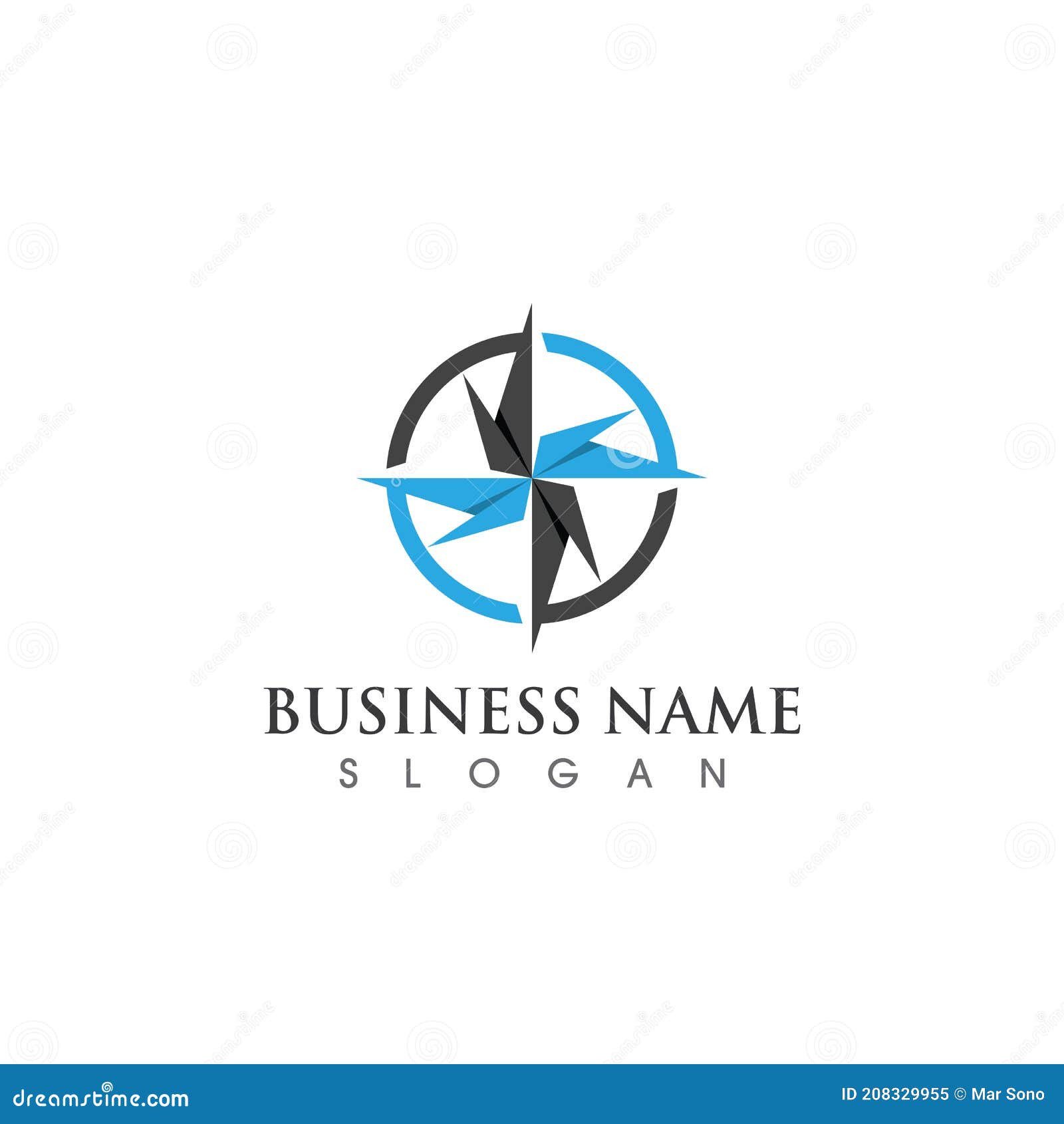 Compass Logo and Symbol Gps Vector Stock Vector - Illustration of icon ...