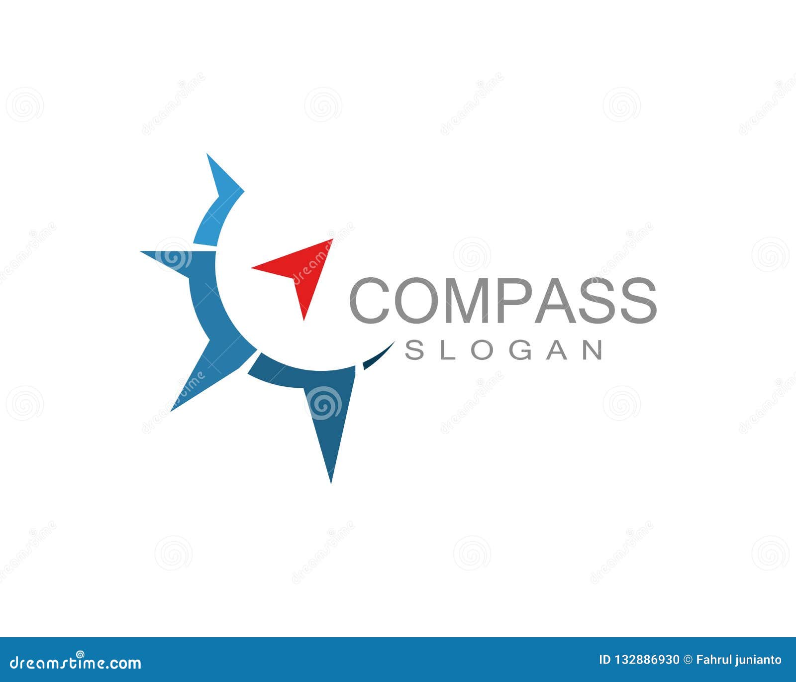 Compass Logo Template Vector Stock Vector - Illustration of position ...