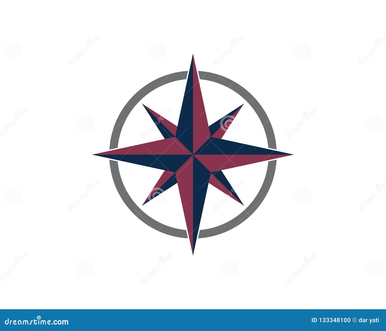 Compass Logo Template Vector Icon Illustration Stock Vector ...
