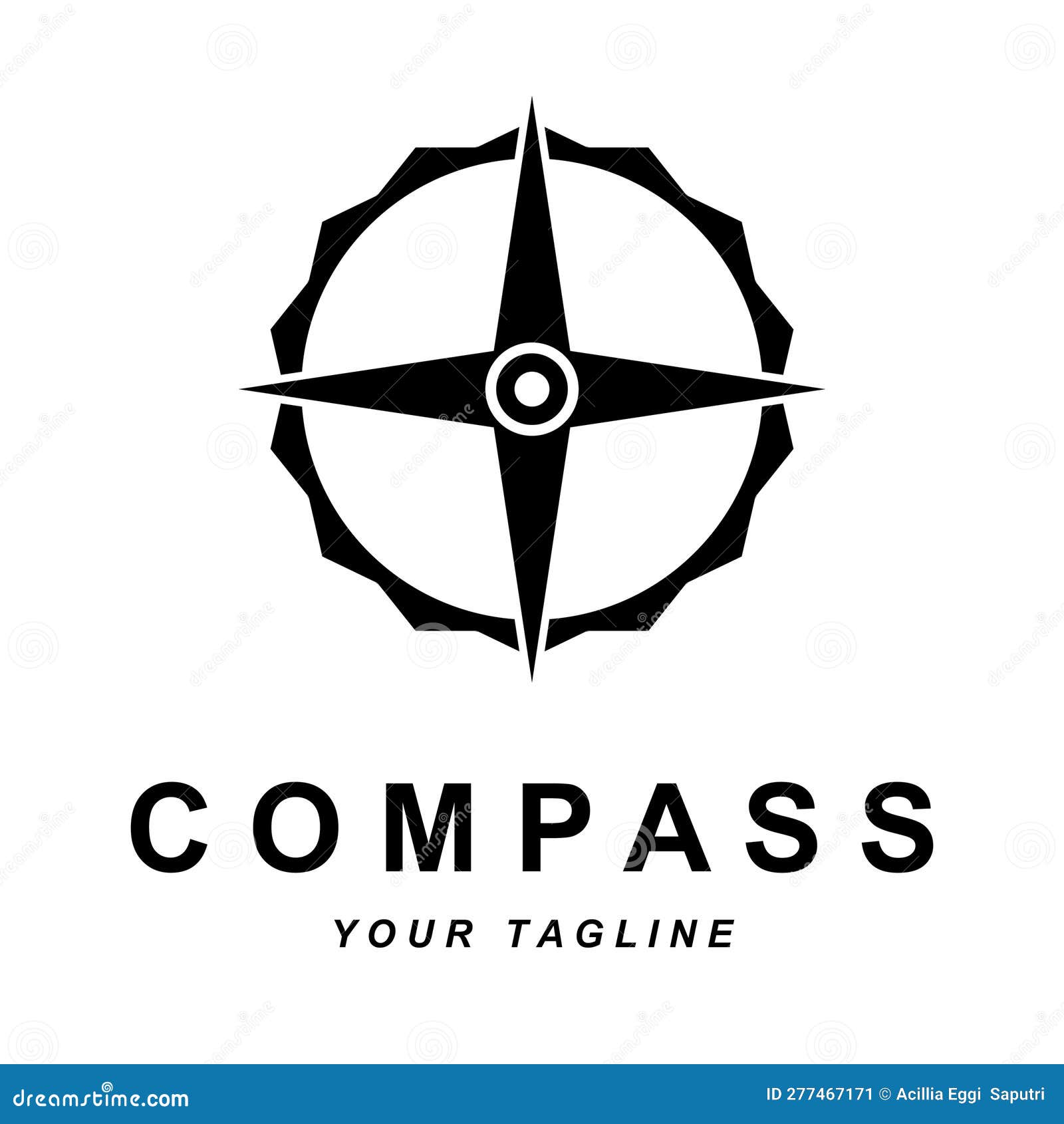 Compass logo vector stock vector. Illustration of survival - 277467171