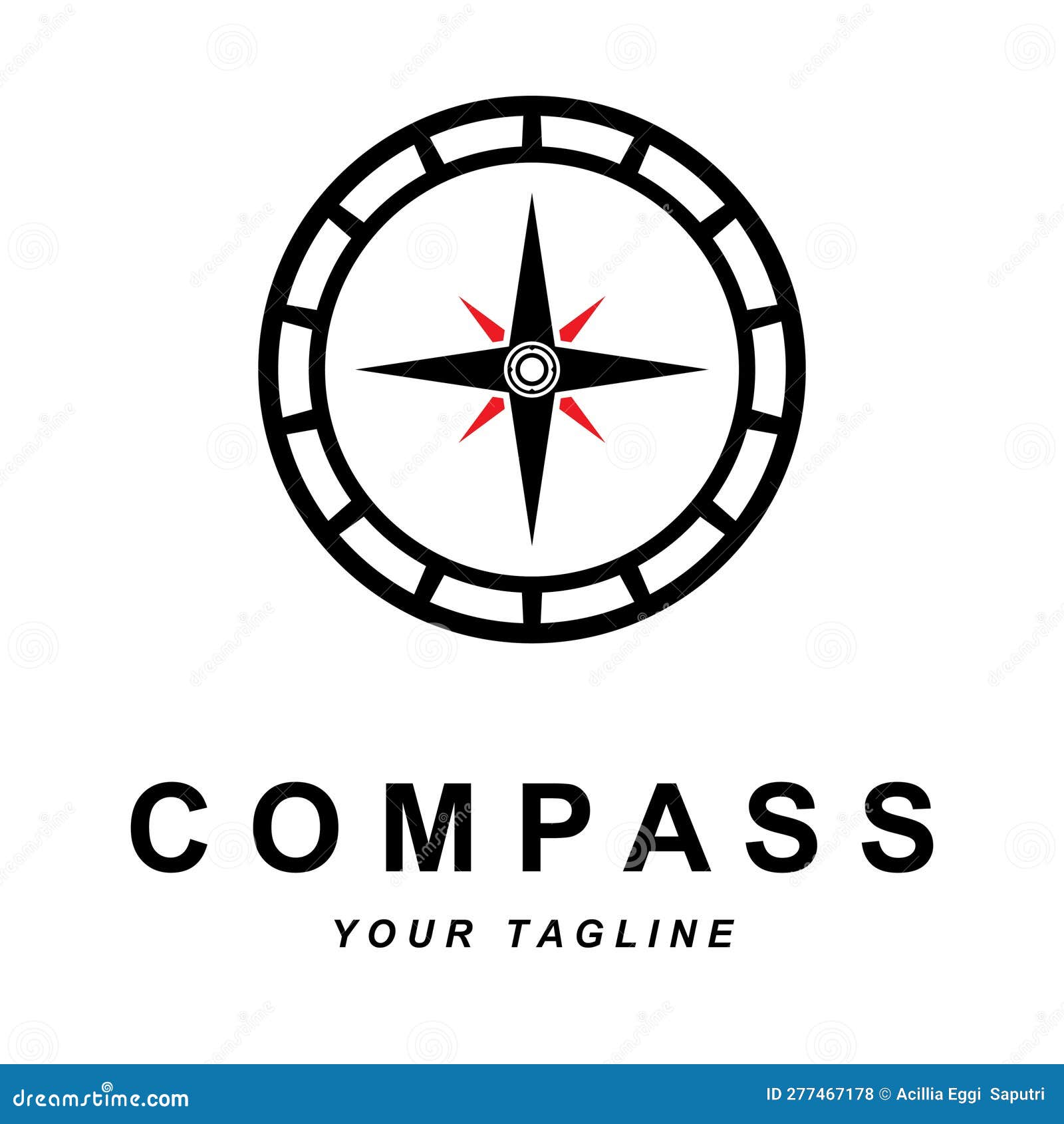 Compass logo vector stock vector. Illustration of icon - 277467178