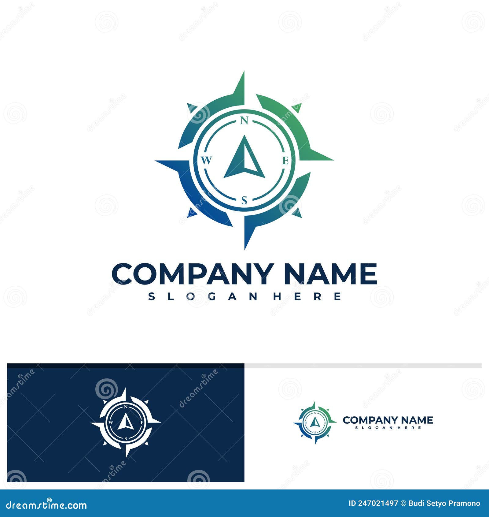 Compass Logo Vector Template, Creative Compass Logo Design Concepts ...