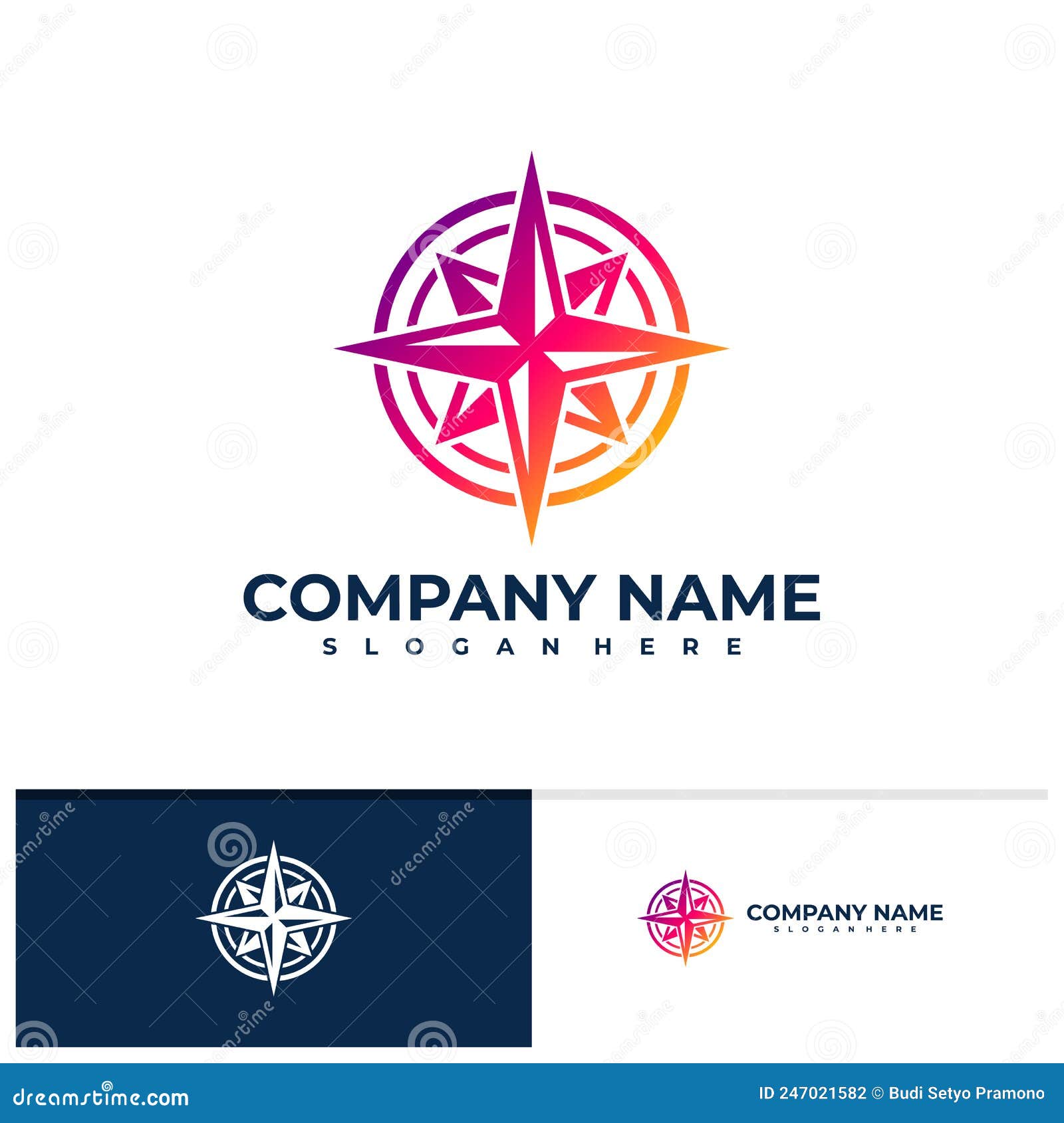 Compass Logo Vector Template, Creative Compass Logo Design Concepts ...