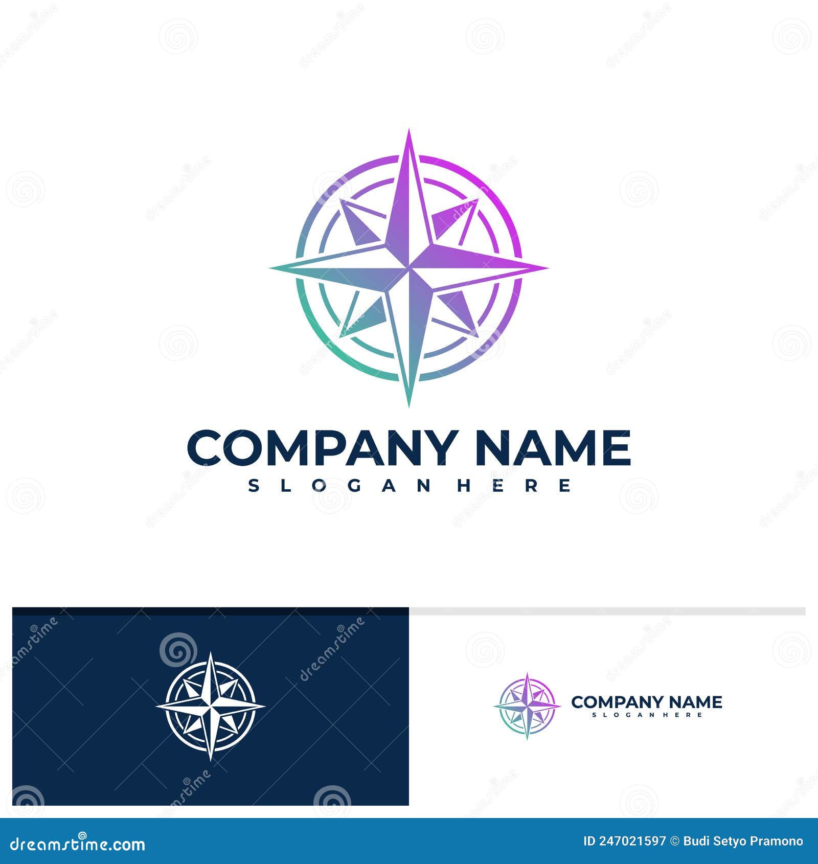 Compass Logo Vector Template, Creative Compass Logo Design Concepts ...