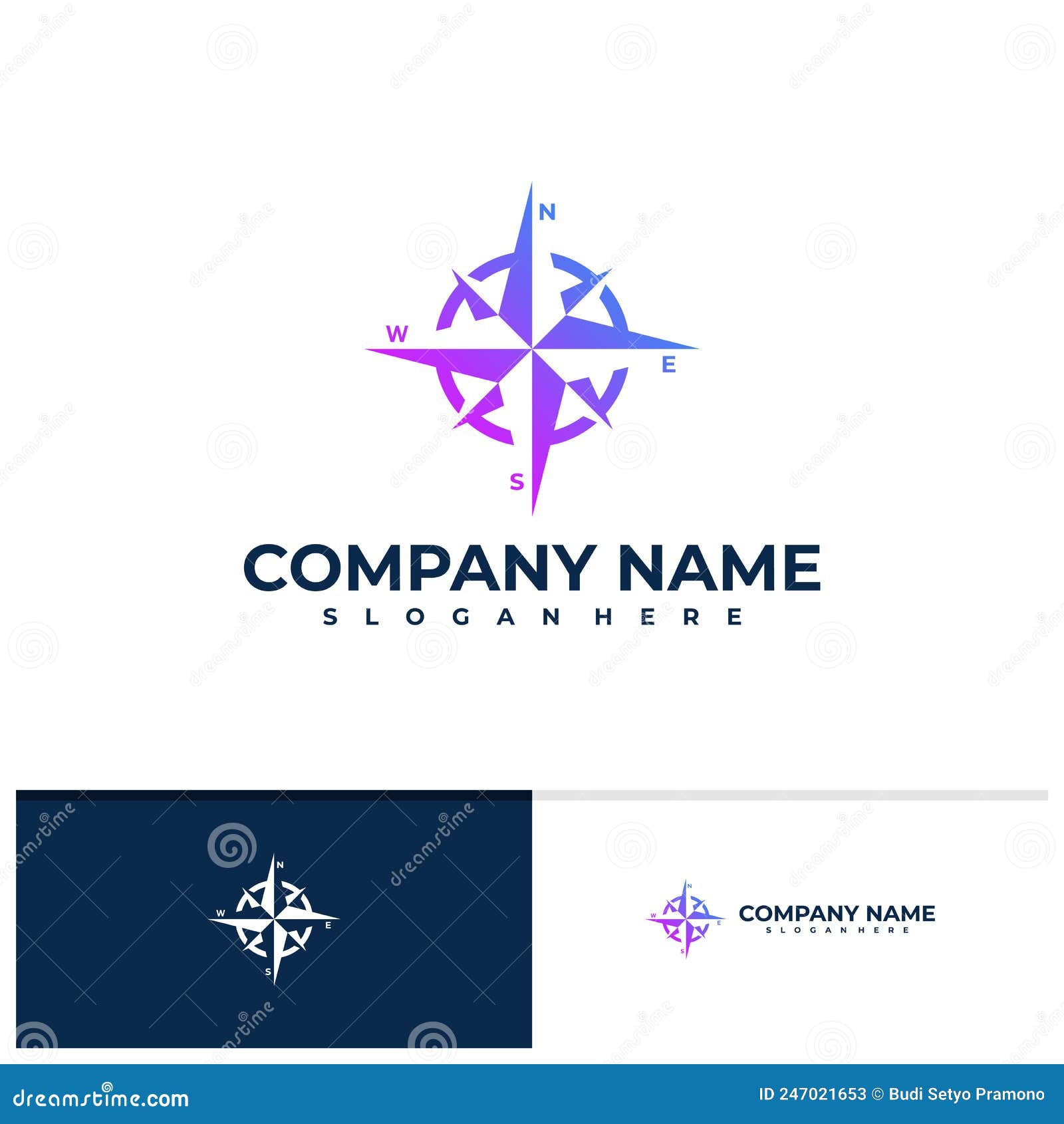 Compass Logo Vector Template, Creative Compass Logo Design Concepts ...