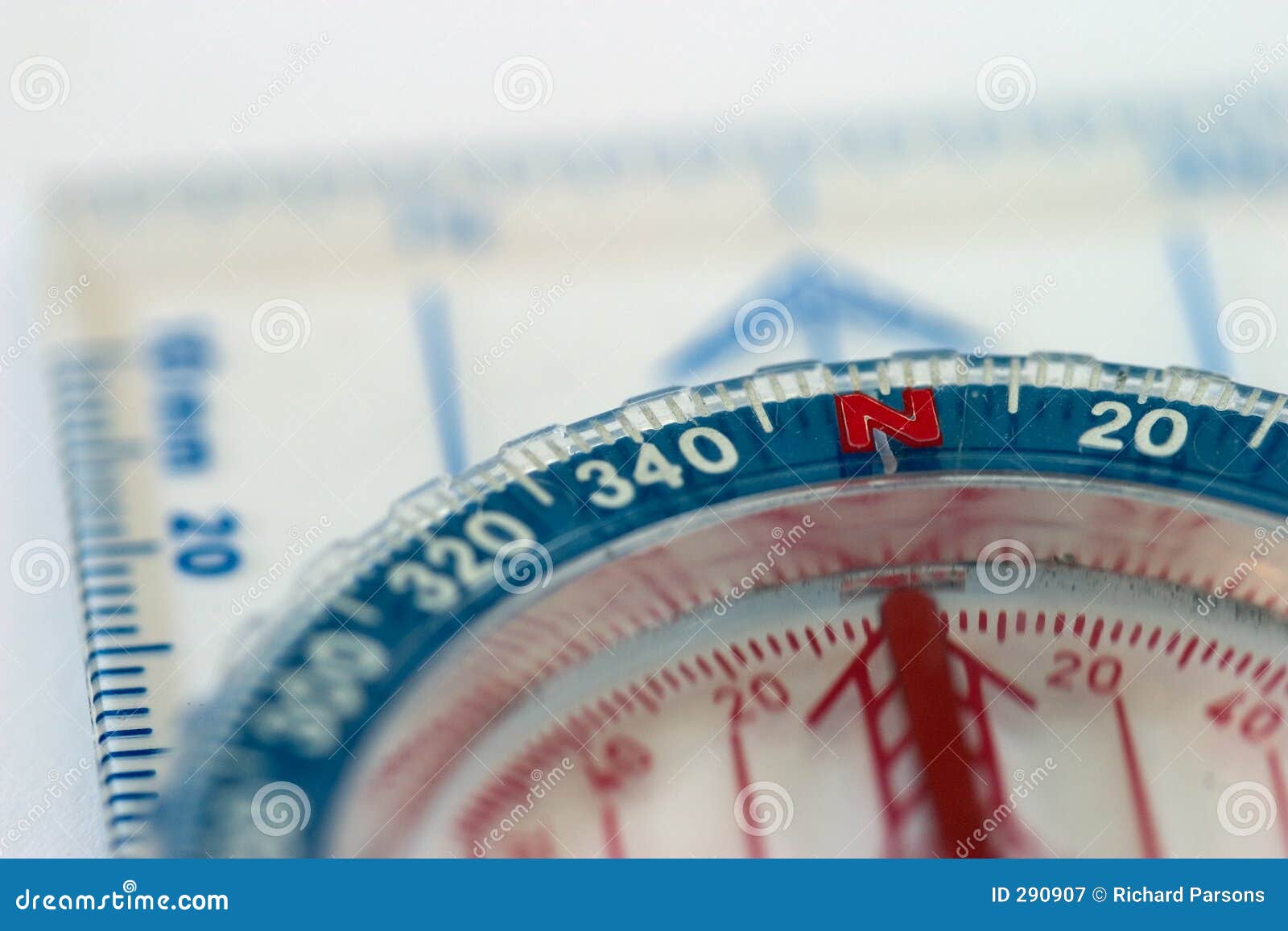 Compass Macro stock image. Image of distance, compass, magnet - 290907