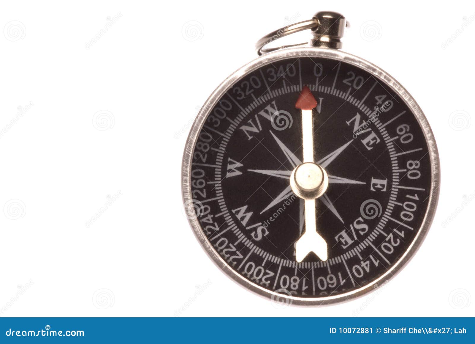 Compass Macro Isolated stock image. Image of journey - 10072881