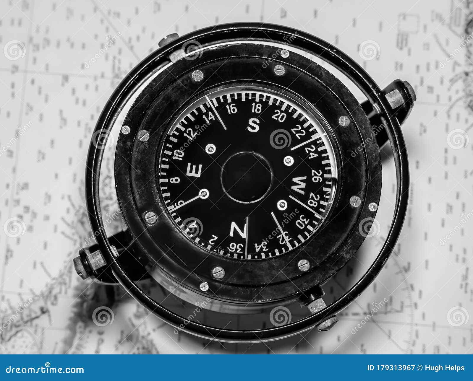 Master Compass of Direction Stock Image - Image of navigation, travel ...