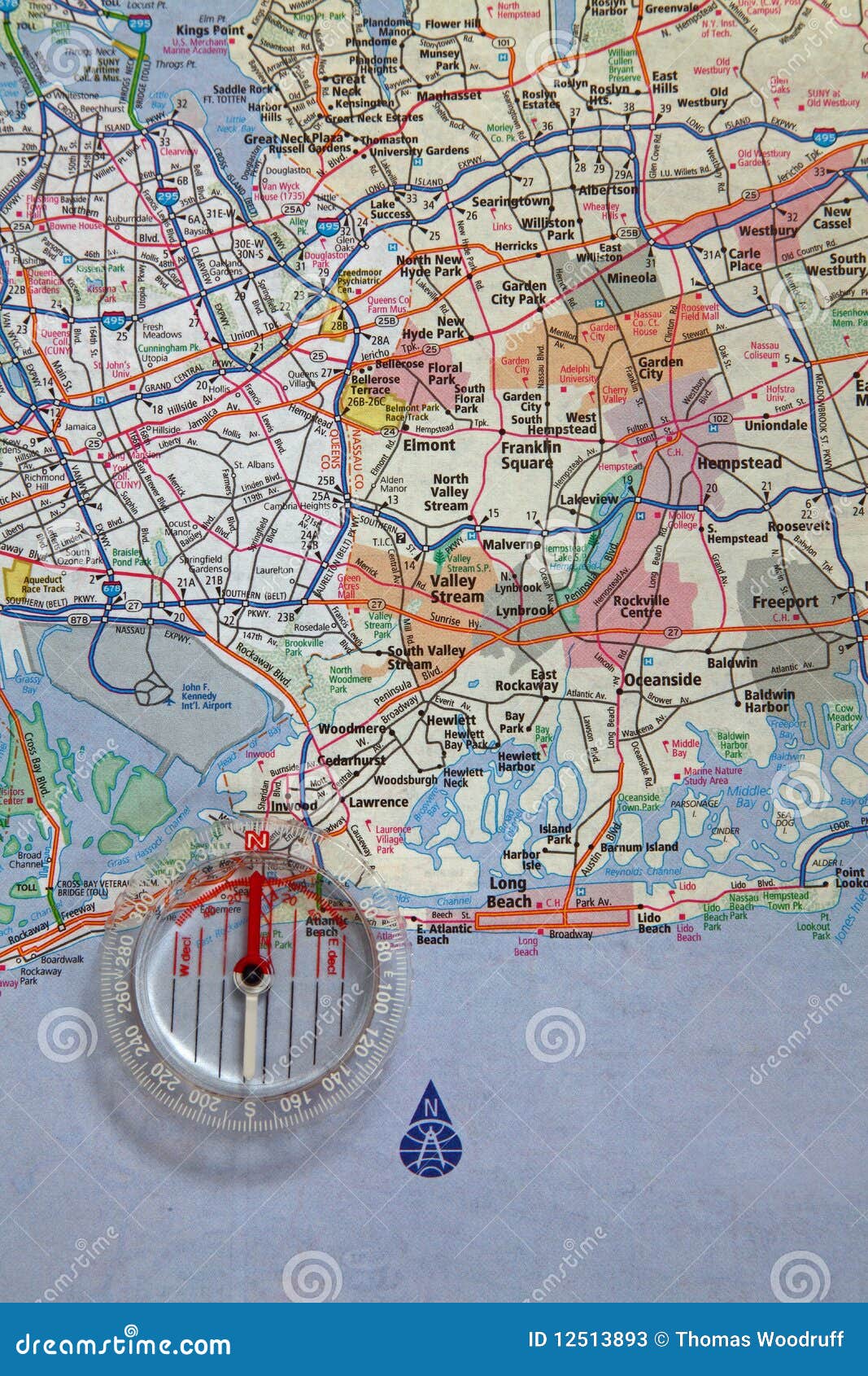 Compass and map stock image. Image of path, compass, guide - 12513893