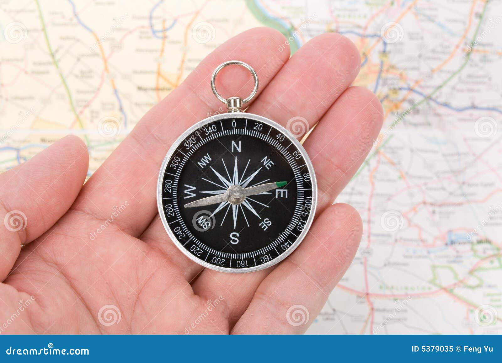 Compass and map stock image. Image of chart, degree, east - 5379035