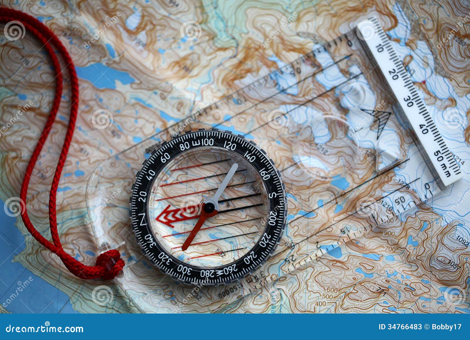 Compass stock image. Image of outdoor, lost, south, fields - 34766483