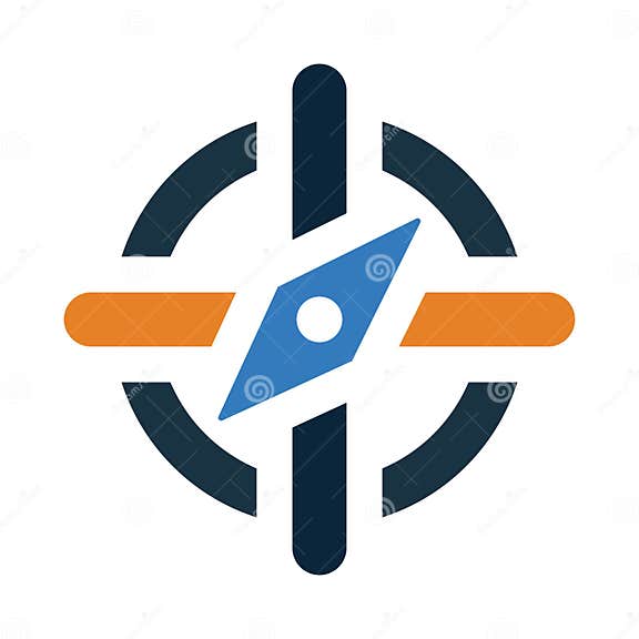 Compass Map Instructions, Compass, Target, Bow, Compass Icon Stock ...