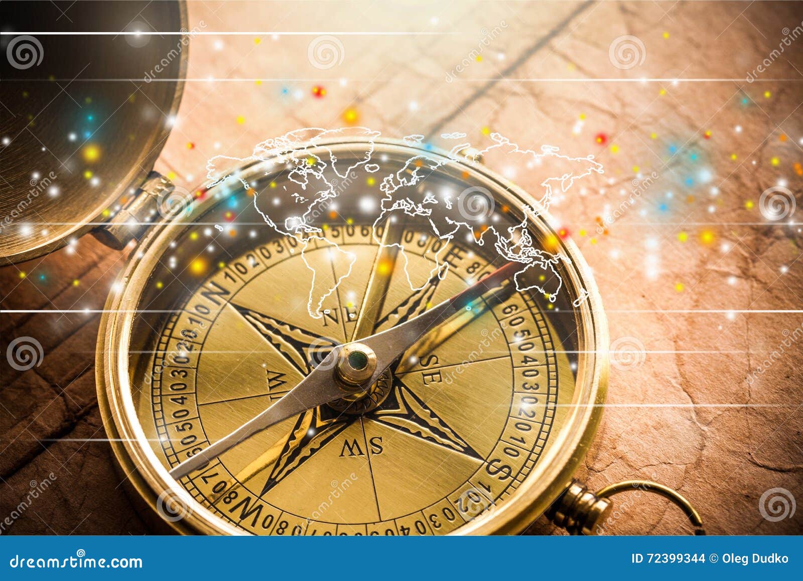 Compass stock photo. Image of compass, topography, north - 72399344