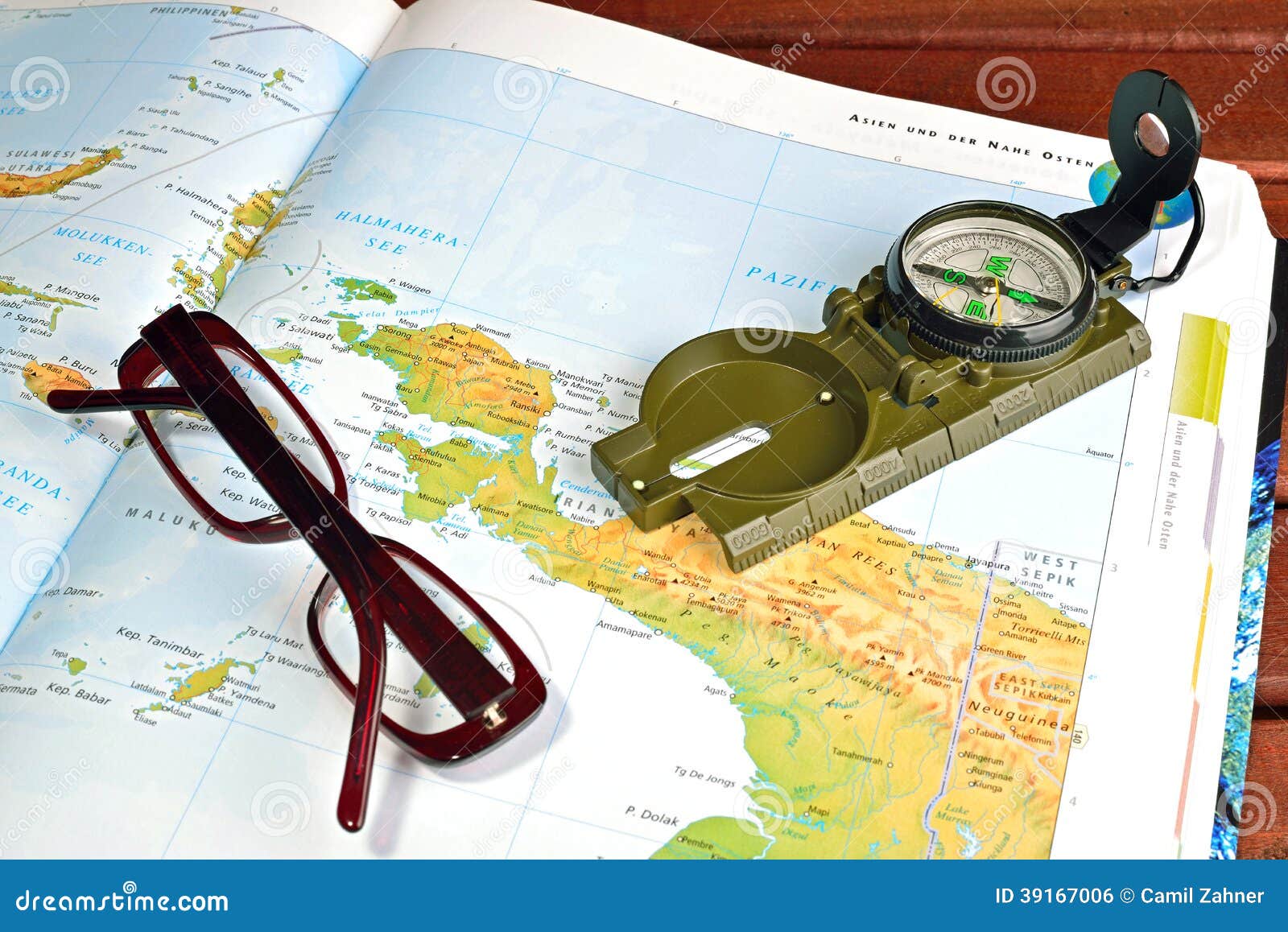 Compass and maps stock photo. Image of equipment, drawing - 39167006