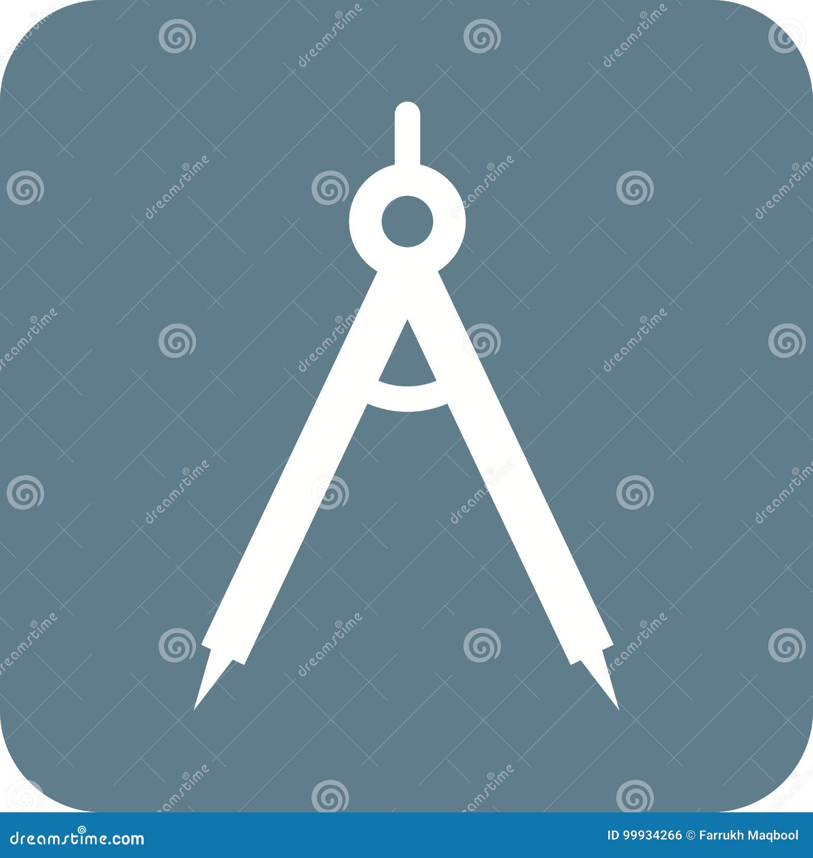 Compass stock vector. Illustration of paper, tool, measure - 99934266