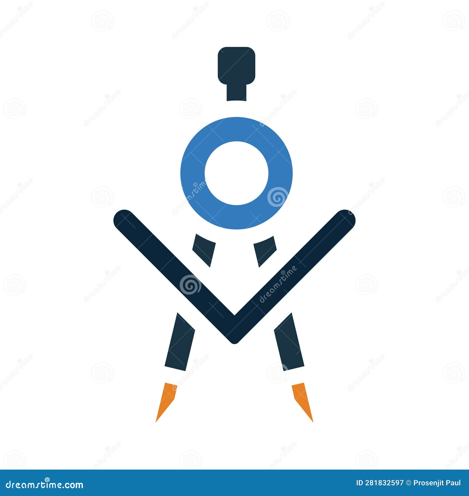 Compass Measure, Precision, Compass Drawing, Compass Tool Icon Stock ...