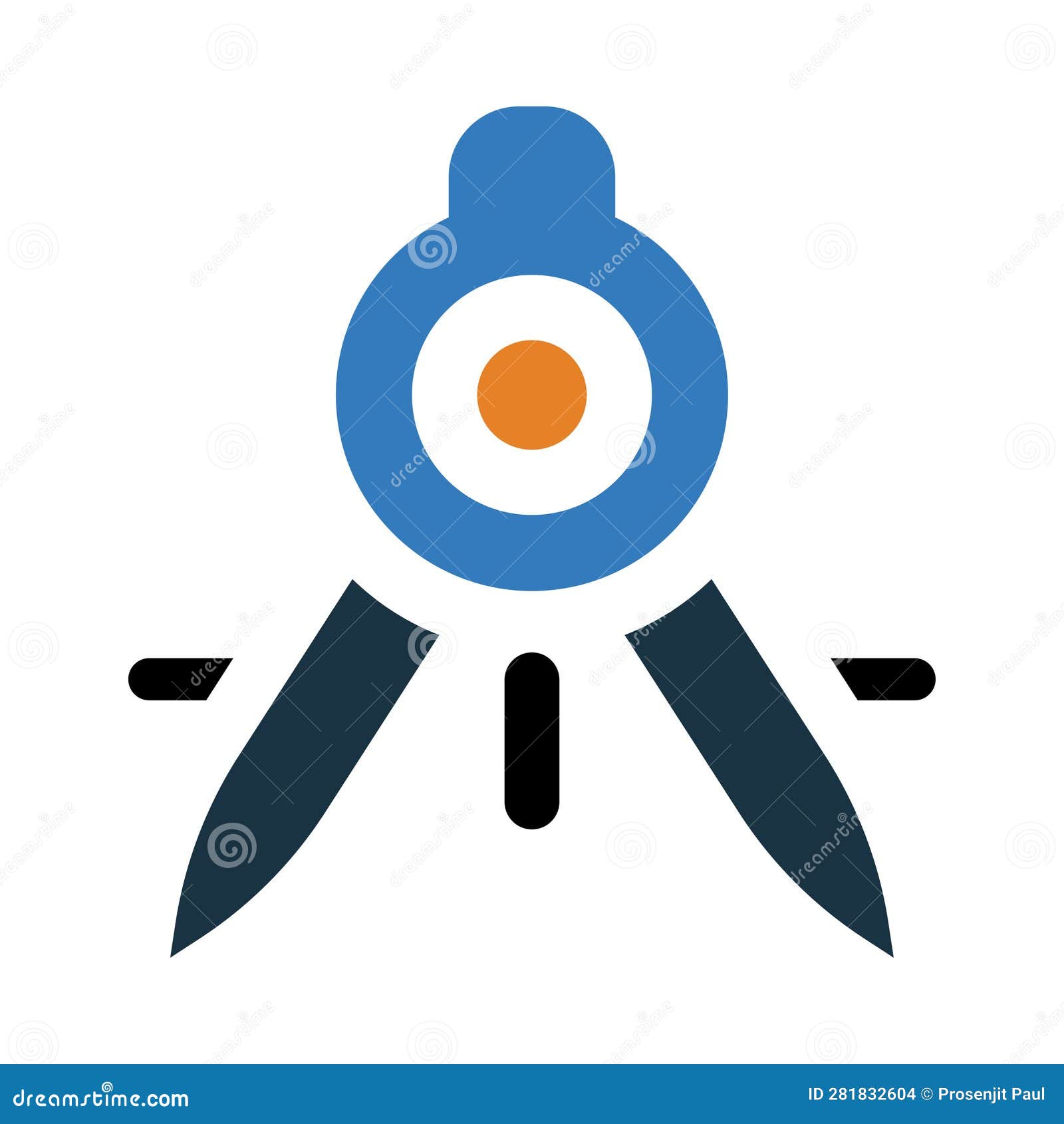Compass Measure, Precision, Compass Drawing, Compass Tool Icon Stock ...