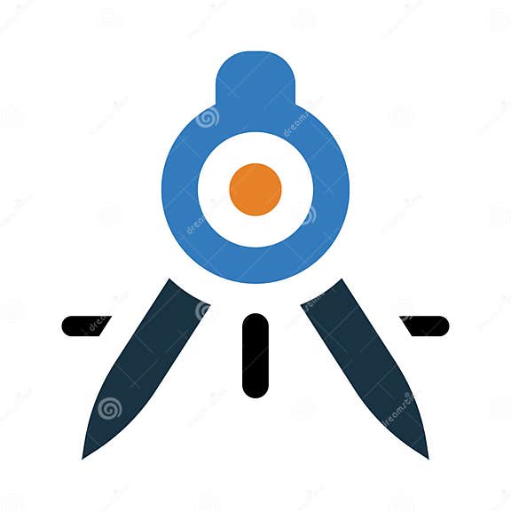 Compass Measure, Precision, Compass Drawing, Compass Tool Icon Stock ...