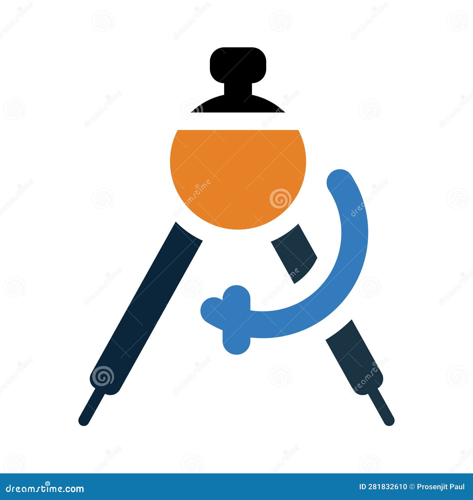 Compass Measure, Precision, Compass Drawing, Compass Tool Icon Stock ...