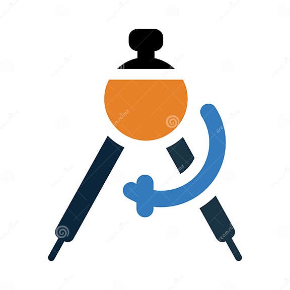 Compass Measure, Precision, Compass Drawing, Compass Tool Icon Stock ...