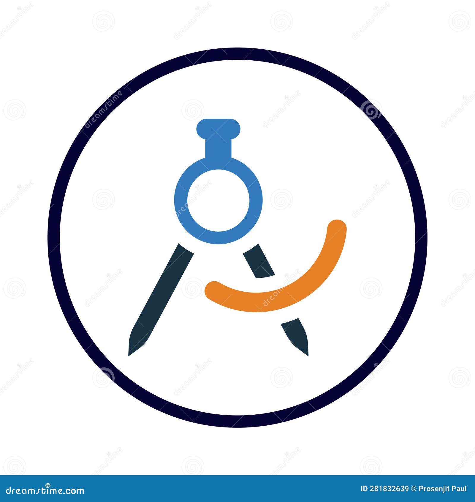 Compass Measure, Precision, Compass Drawing, Compass Tool Icon Stock ...