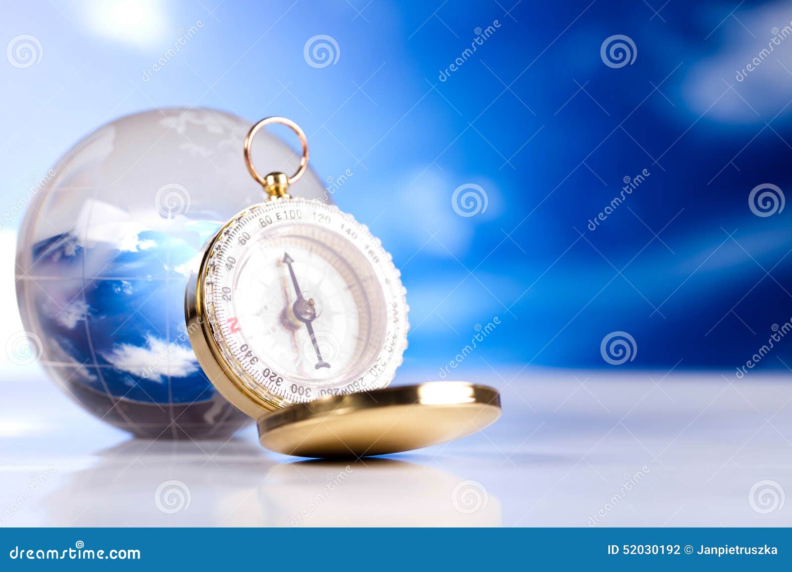 Compass, Modern Theme of Journey Stock Photo - Image of compass ...