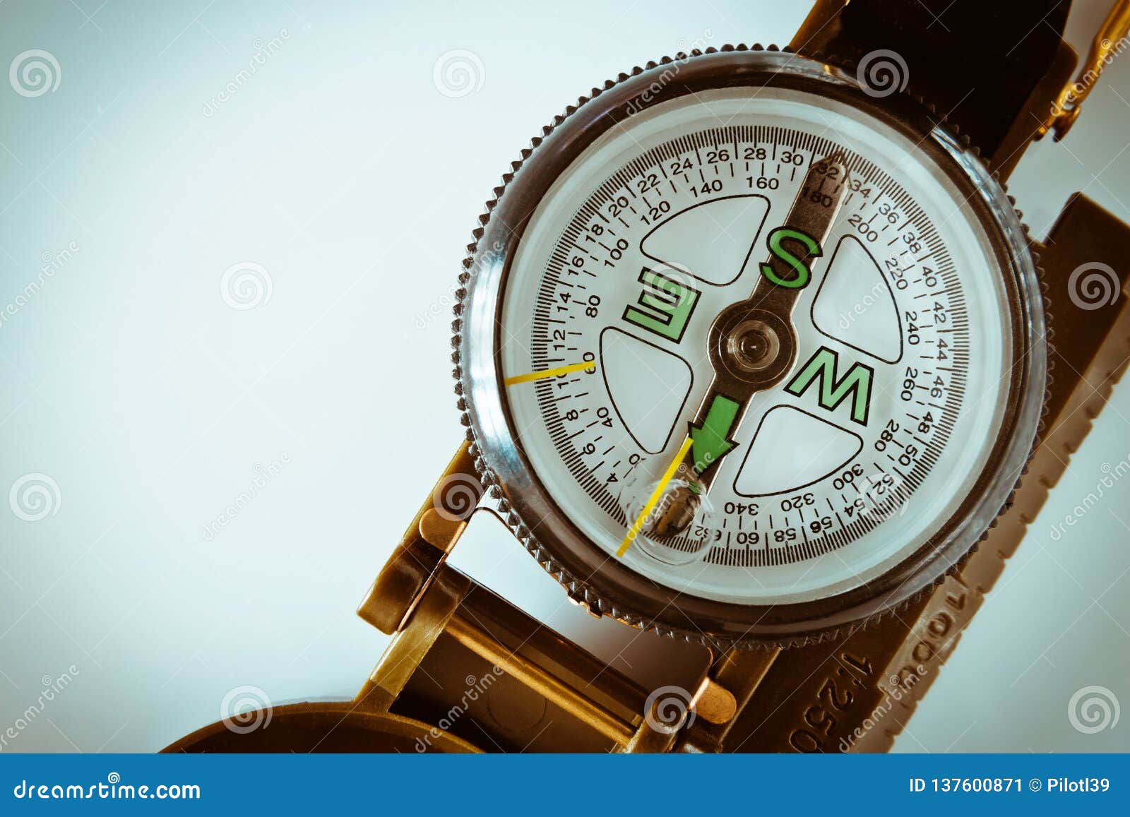 Compass stock image. Image of white, south, isolated - 137600871