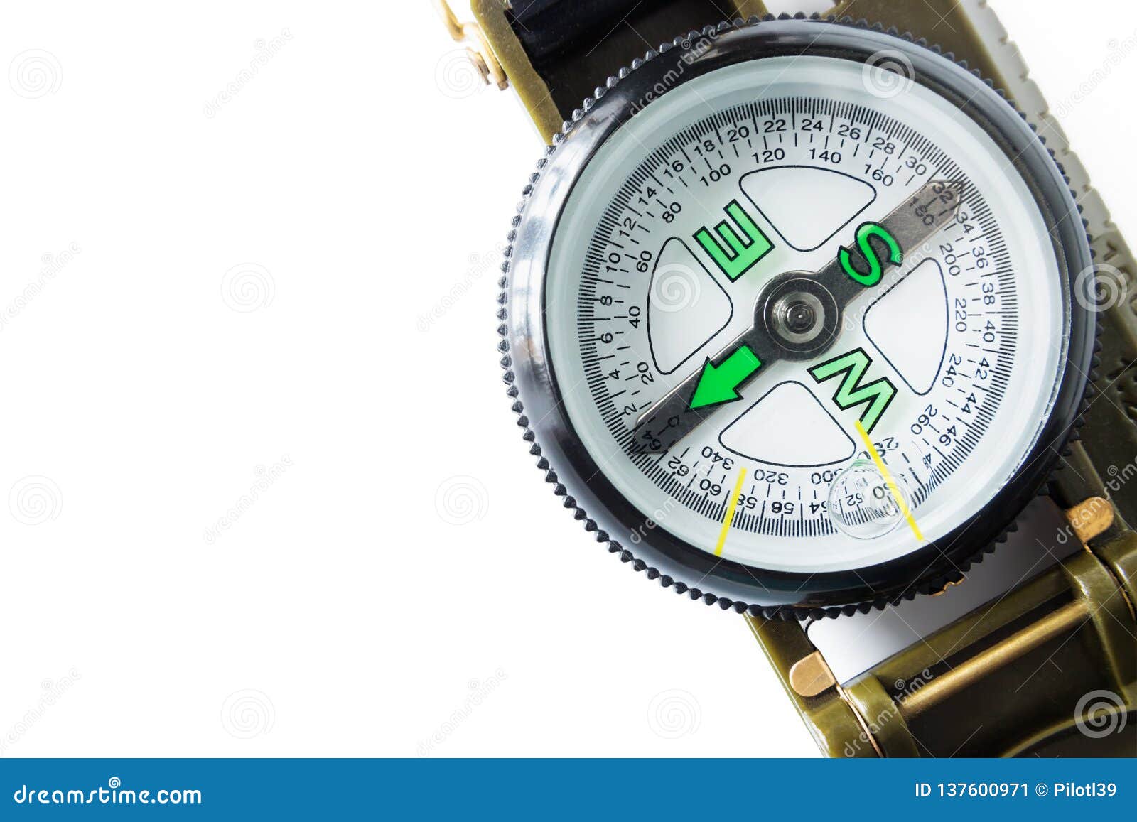Compass stock image. Image of isolated, travel, magnetic - 137600971